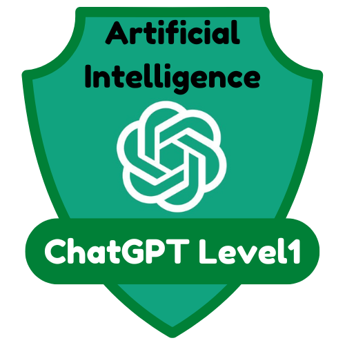 ChatGPT 1.0 Getting Started - Sweet Home Teacher Center - Badge List