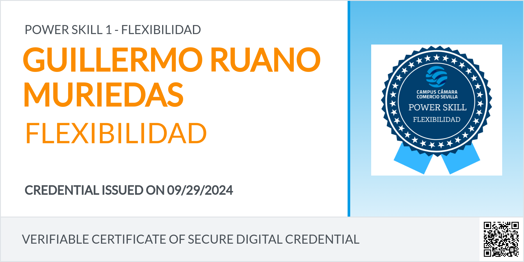 GUILLERMO RUANO MURIEDAS - FLEXIBILIDAD - Badge List